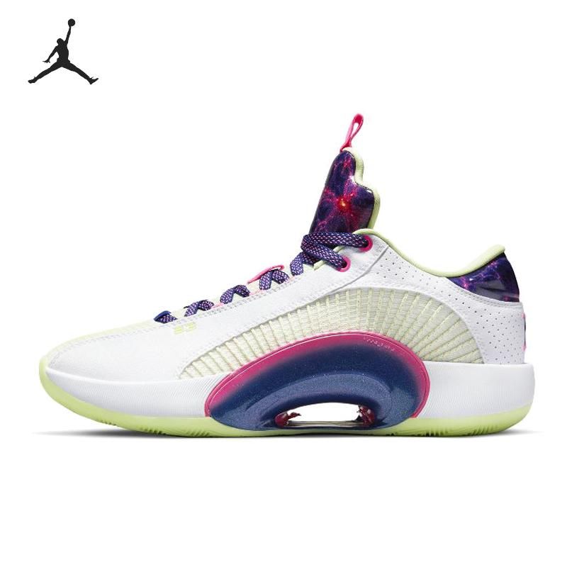 Air Jordan 35 AJ35耐克男 白紫 东契奇PE 低帮篮球鞋DJ9805-190 -女士篮球鞋-乔丹-JORDAN-洋码头